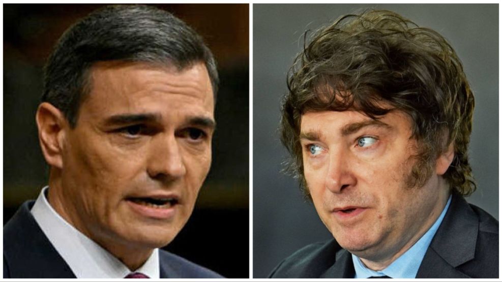 Milei redobló la apuesta: "El cobarde de Pedro Sánchez se metió bajo la ...