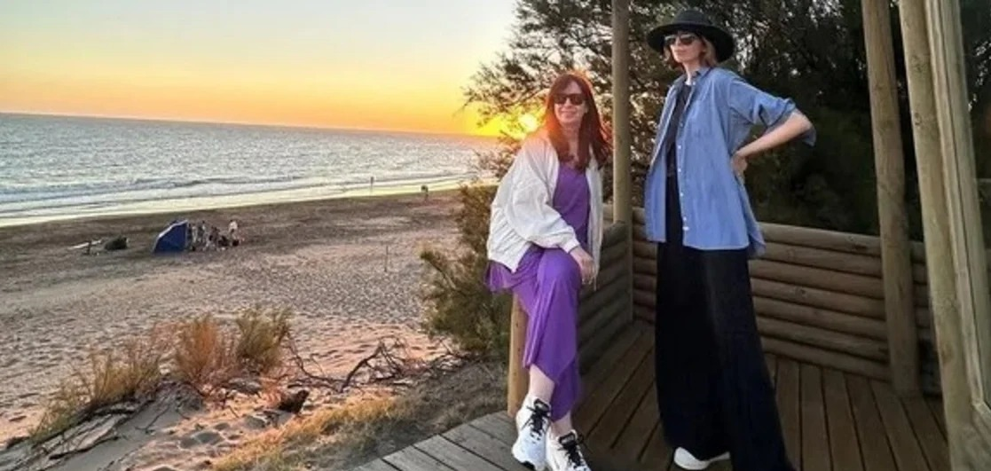 Cristina Kirchner se fue de Monte Hermoso: "La gente se enteró y estaba ...