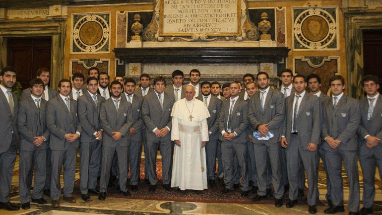 El Papa Francisco recibió a Los Pumas en el Vaticano – La Noticia 1